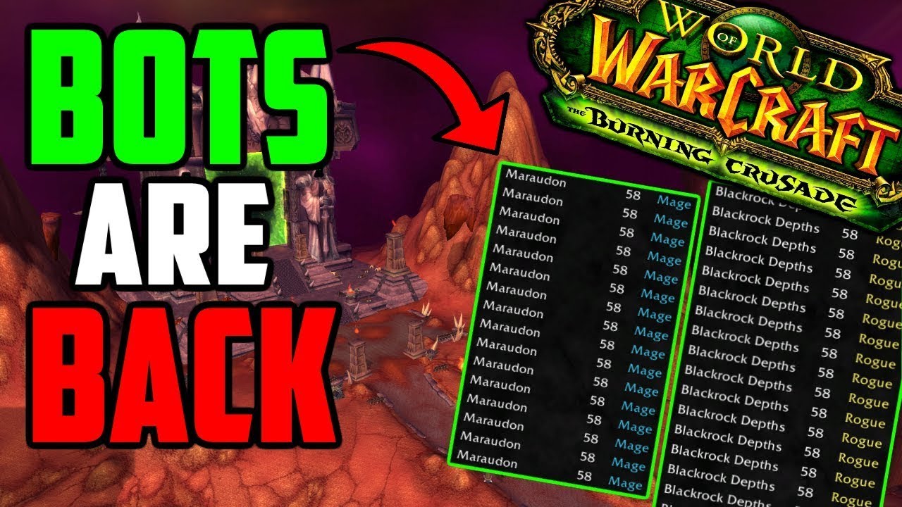 World Of Warcraft - TBC Classic Bot - YouTube