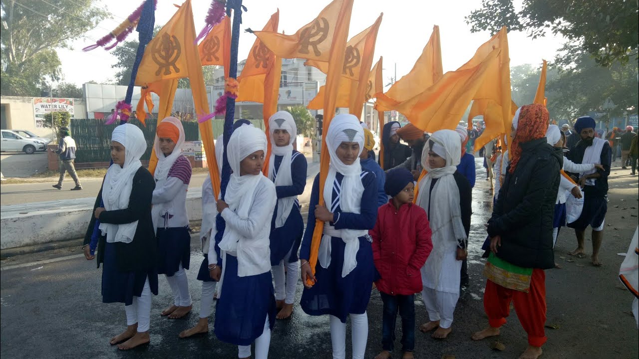 Ropar Nagar Kirtan Haveli Kalan to Gurudwara Head Darbar Kot Puraan ...