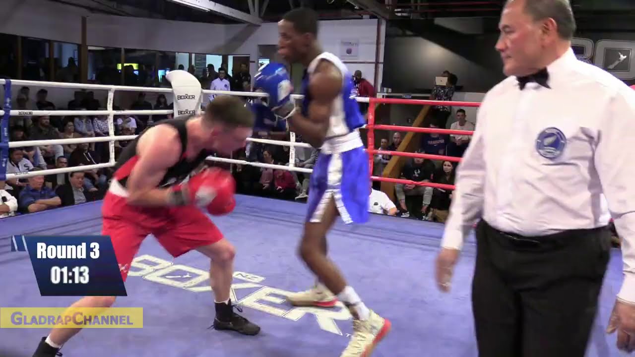 Fight 13: Dominic Roe vs Wendell Stanley | Peach Boxing | ABA Stadium ...