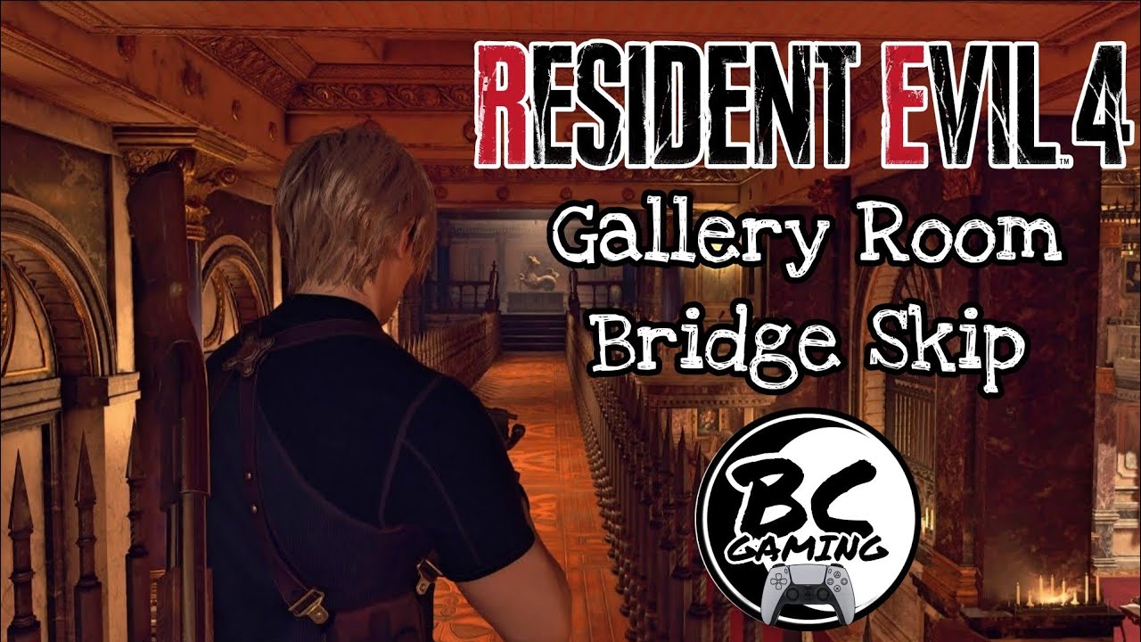Resident Evil 4 Remake, Gallery Room Bridge Skip For Speedrunners - YouTube