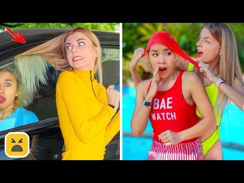 Curly Hair vs Long Hair Problems & Funny Facts!