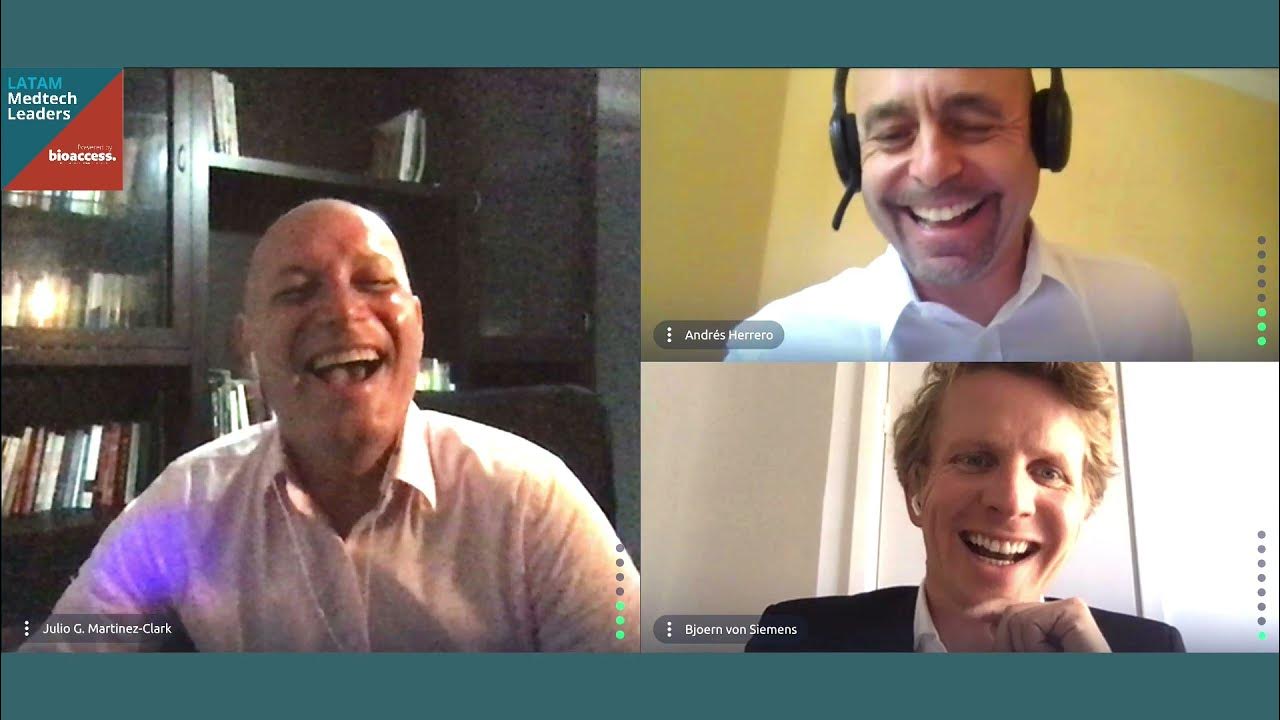 Bjoern von Siemens, Co-Founder at Caresyntax & Andres Herrero, Managing Director at i2medi - YouTube