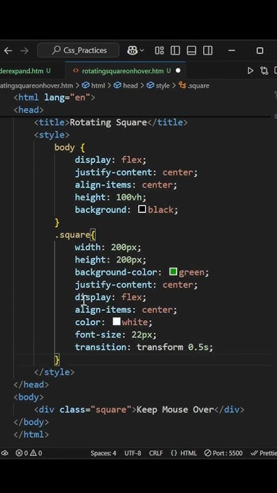 Rotating Square Css Animation Coding Cssanimation Css Animation Yt Shorts Youtube