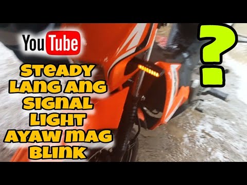 STEADY LANG ANG SIGNAL LIGHT AYAW MAG BLINK, RUSI DELTA 110 - YouTube