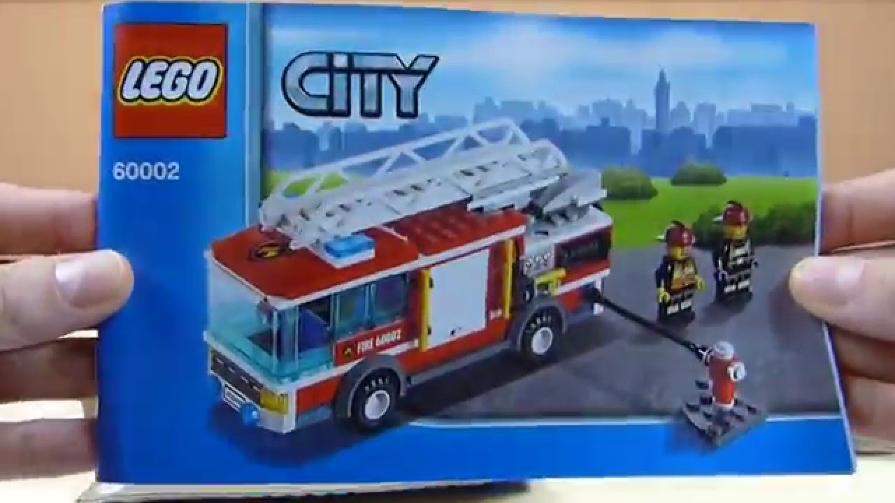 LEGO City Fire 60002 box opening build and play unboxing ausgepackt ...