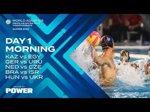 Morning Session | Day 1 | Groups | World Aquatics Men's U16 Water Polo Championships 2026