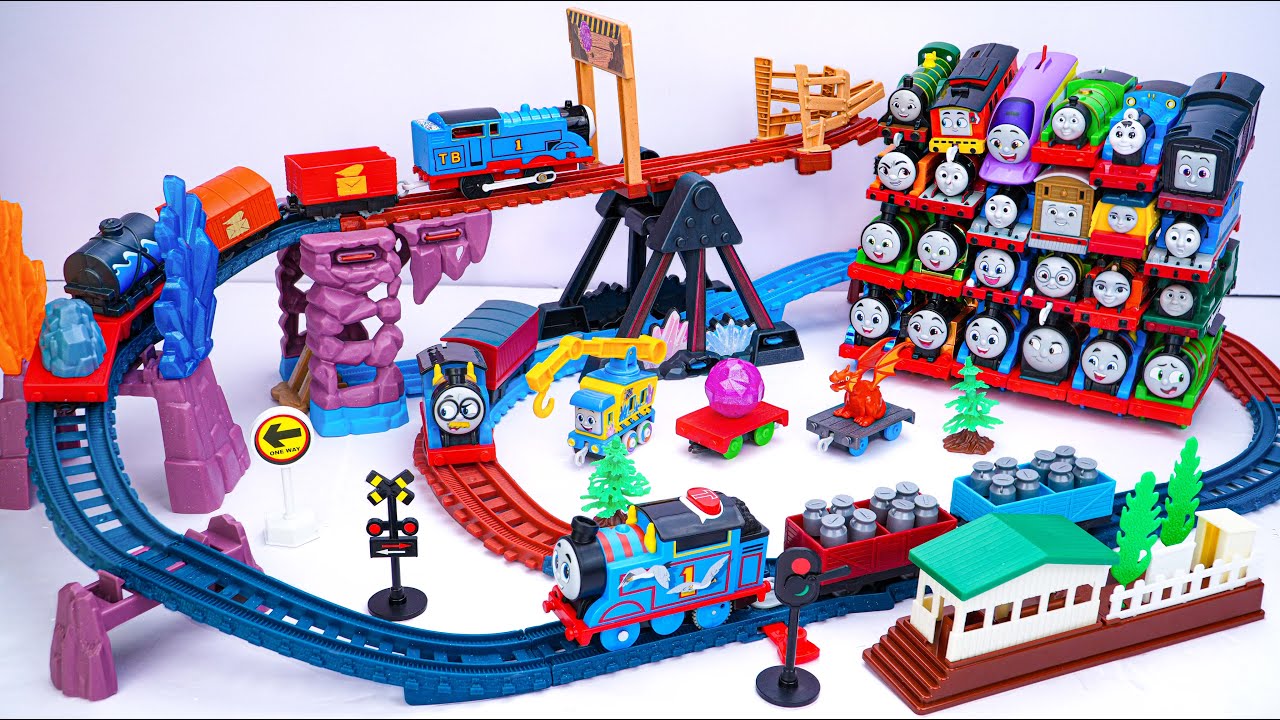 Thomas & Friends Track Toys Collection ASMR | Thomas & Friends Crystal ...