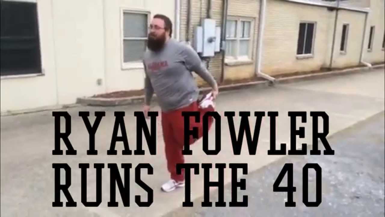 Ryan Fowler Runs Controversial 40-Yard Dash - YouTube