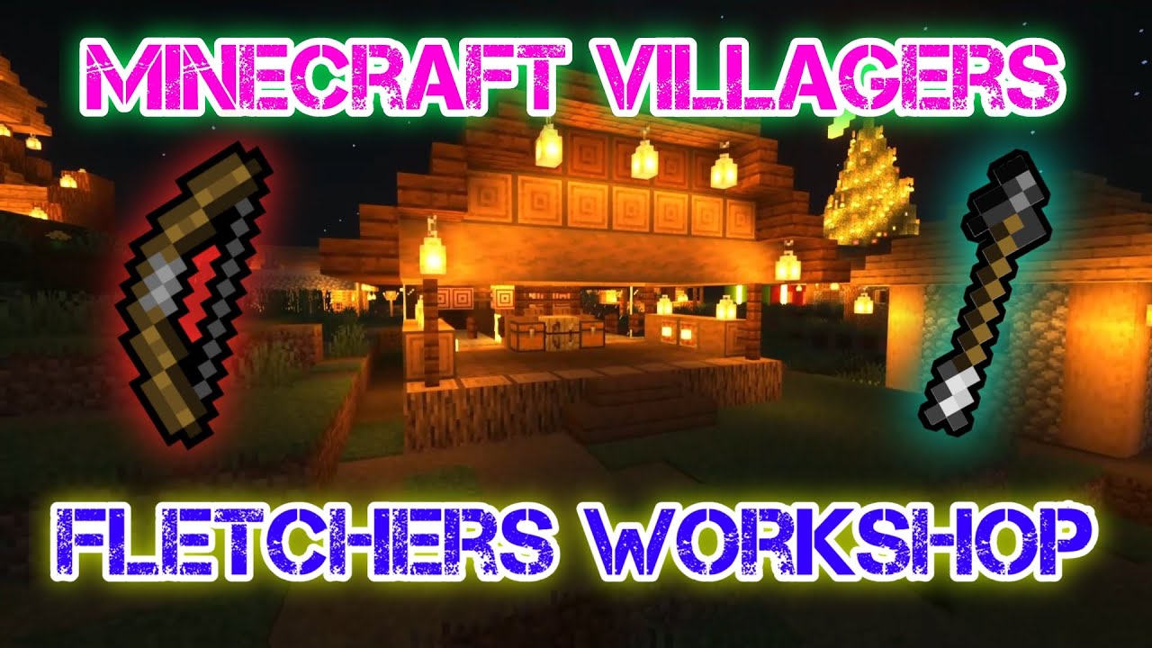 Minecraft Villager Fletchers Workshop | Cute Cozy Build | - YouTube