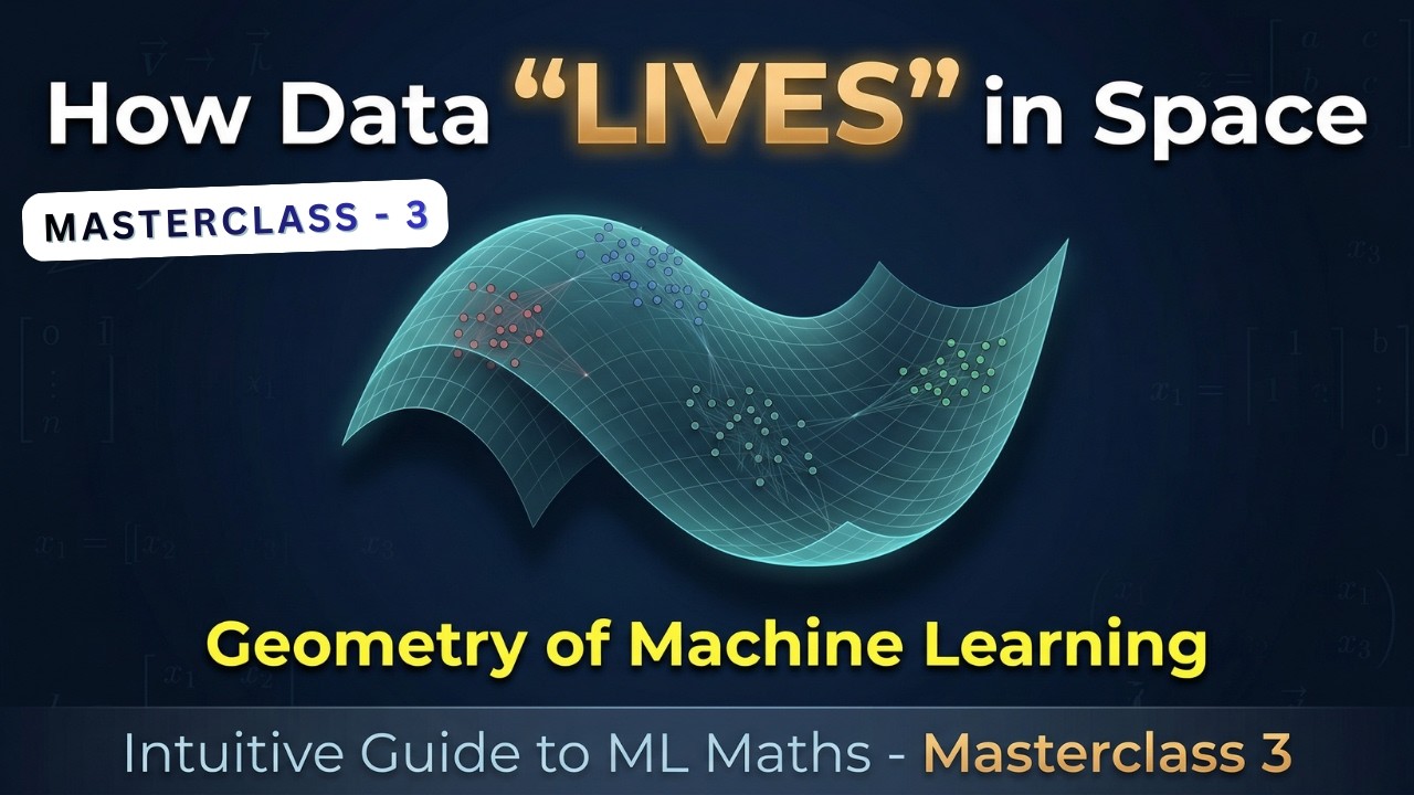 M3 - How Data “LIVES” in Space | Geometry of Machine Learning ...