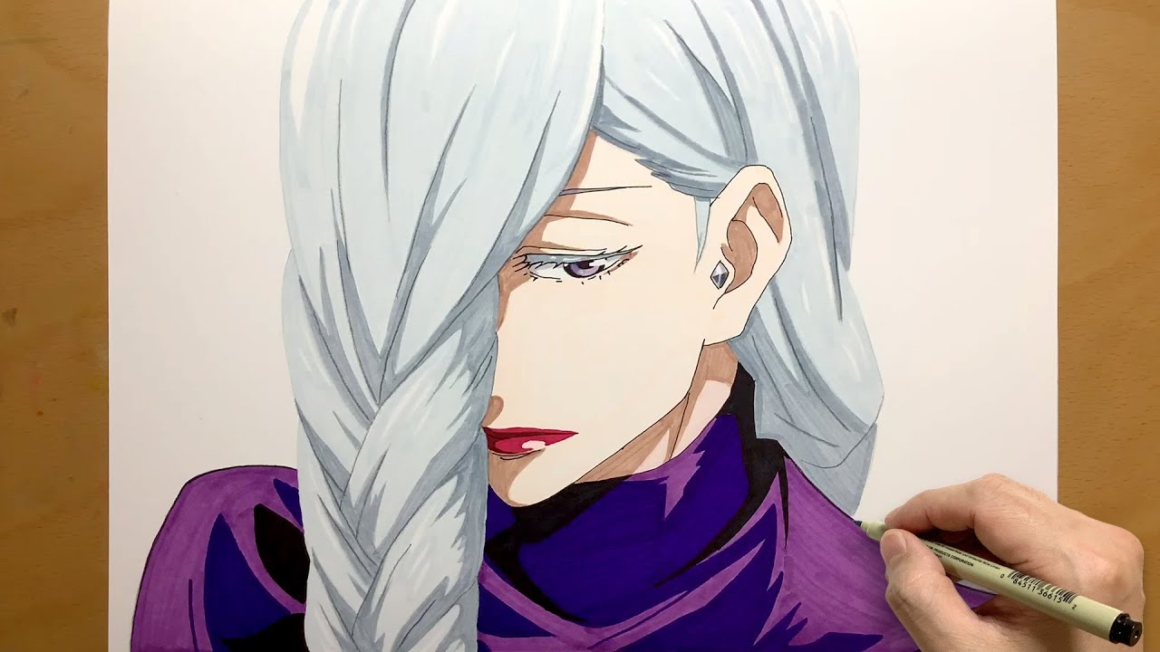 How to Draw Meimei from Jujutsu Kaisen | step by step | Draw anime ...