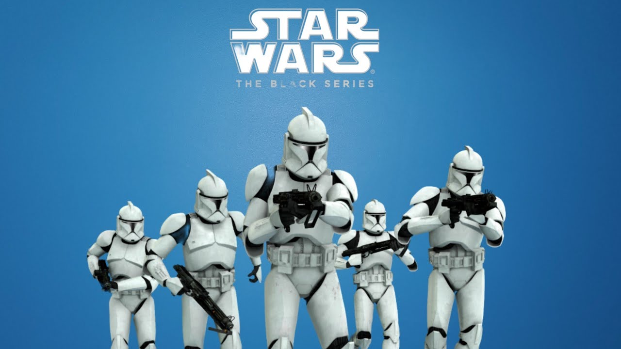 Star Wars The Black Series Clone Trooper Evolution #starwars - YouTube