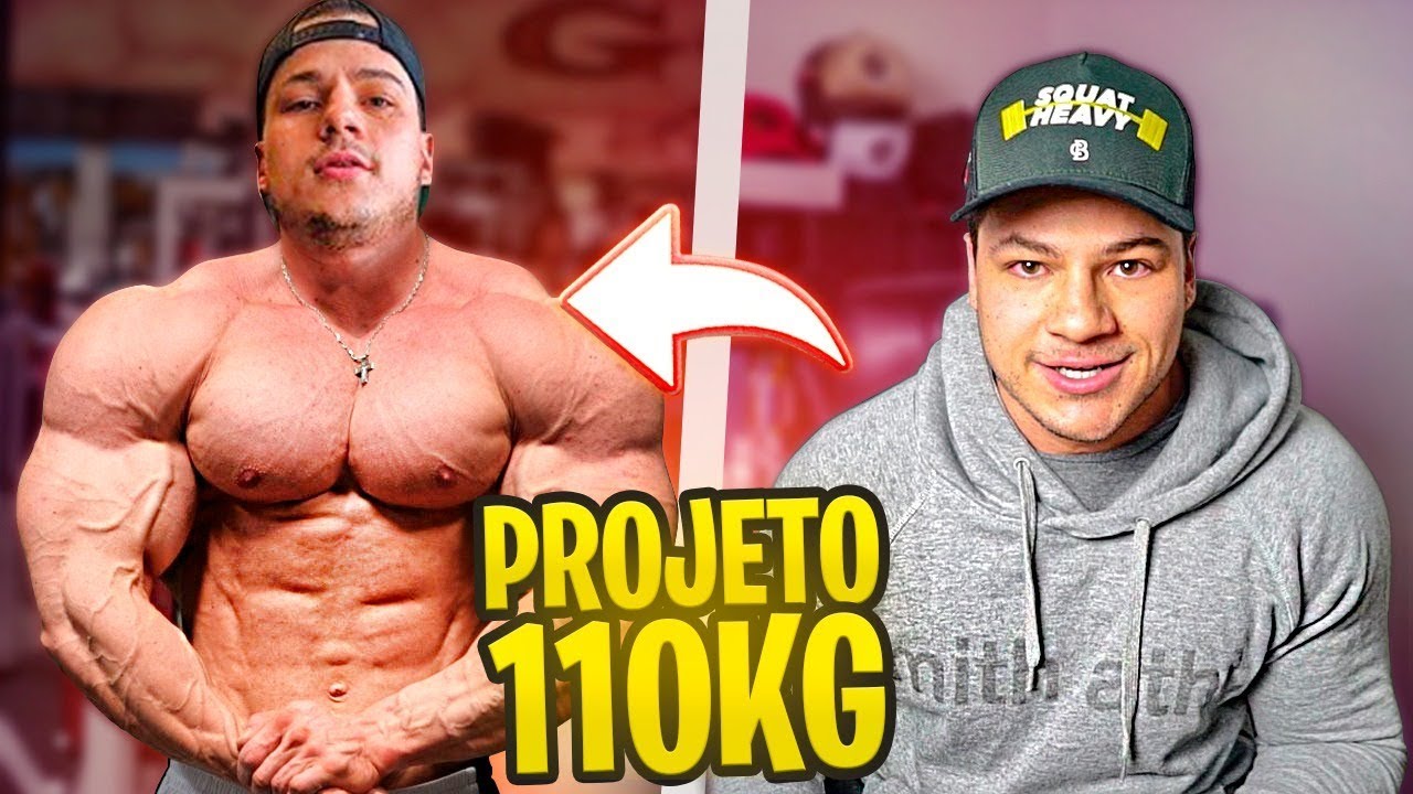 VOU BATER 110 QUILOS !! *MEU BULKING* 💪💊 - YouTube