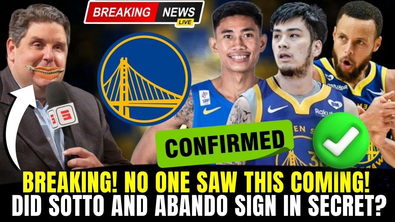 🏀 MY GOD! GSW SIGNS FILIPINOS RHENZ ABANDO AND KAI SOTTO! GOLDEN STATE ...