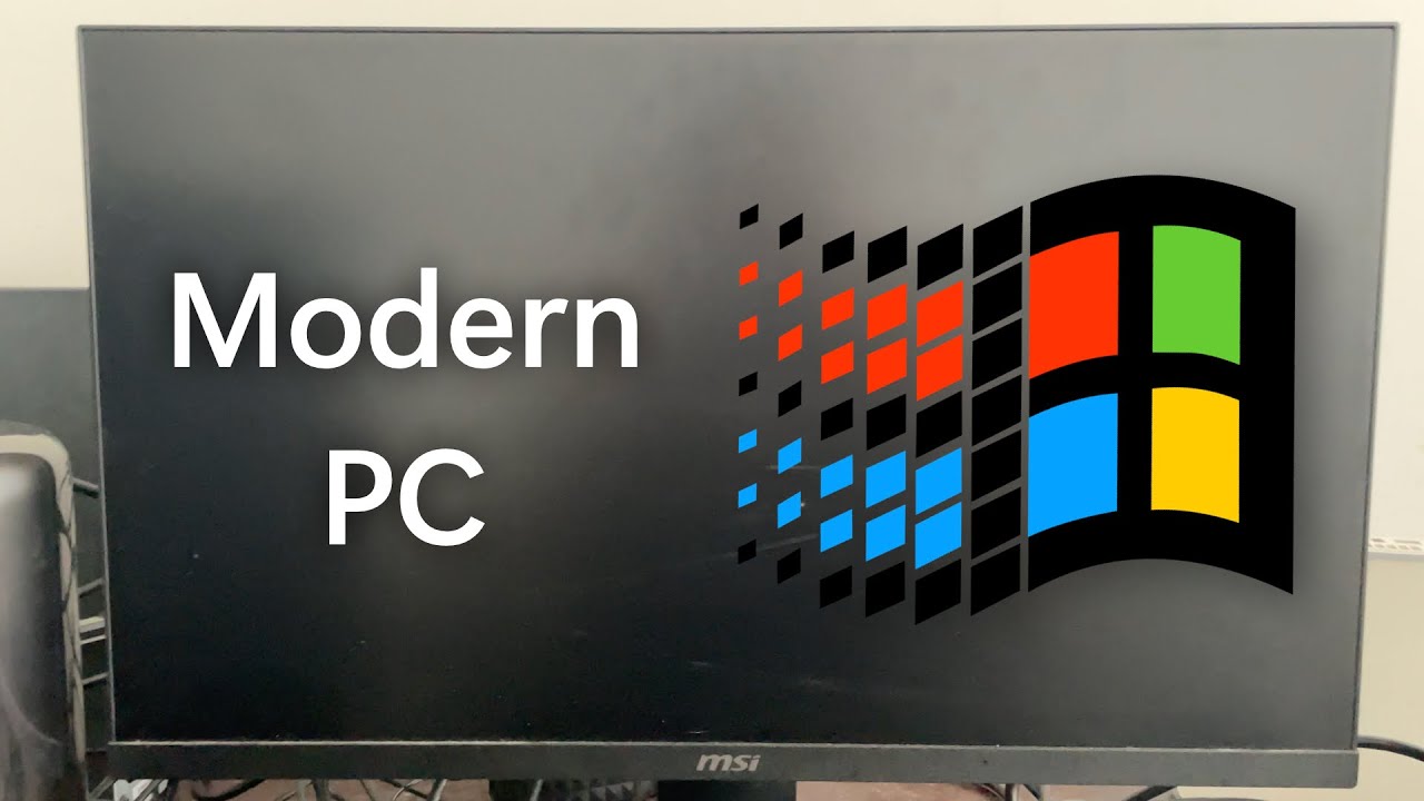 Running Windows 3.1 on a Modern PC! - YouTube