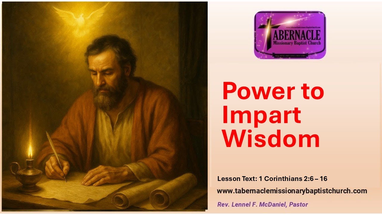 SundaySchoolPodcast - Nov 2, 2025 | Power to Impart Wisdom - YouTube