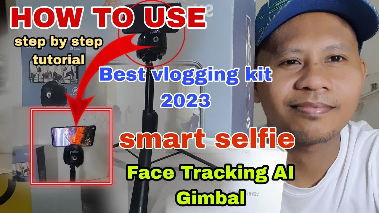 how to use smart selfie FACE tracking AI GIMBAL..STEP BY STEP TURORIAL ...