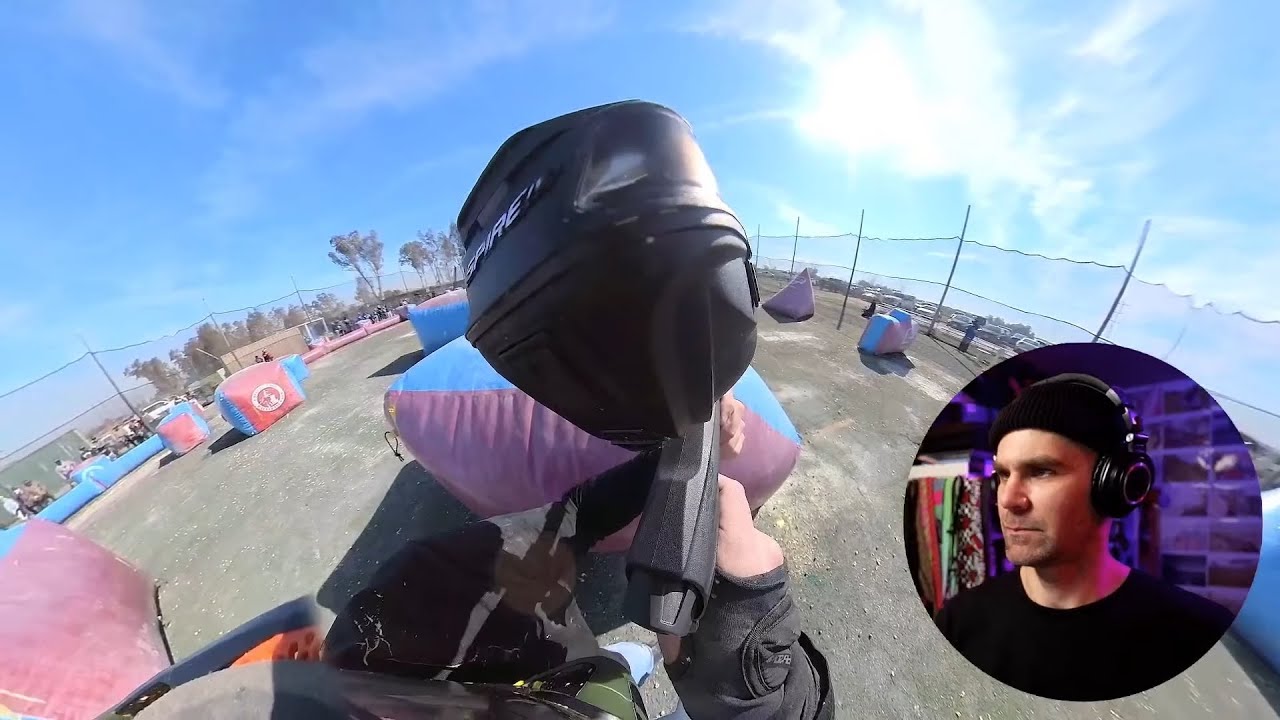 Watching My Paintball Gameplay Footage - YouTube