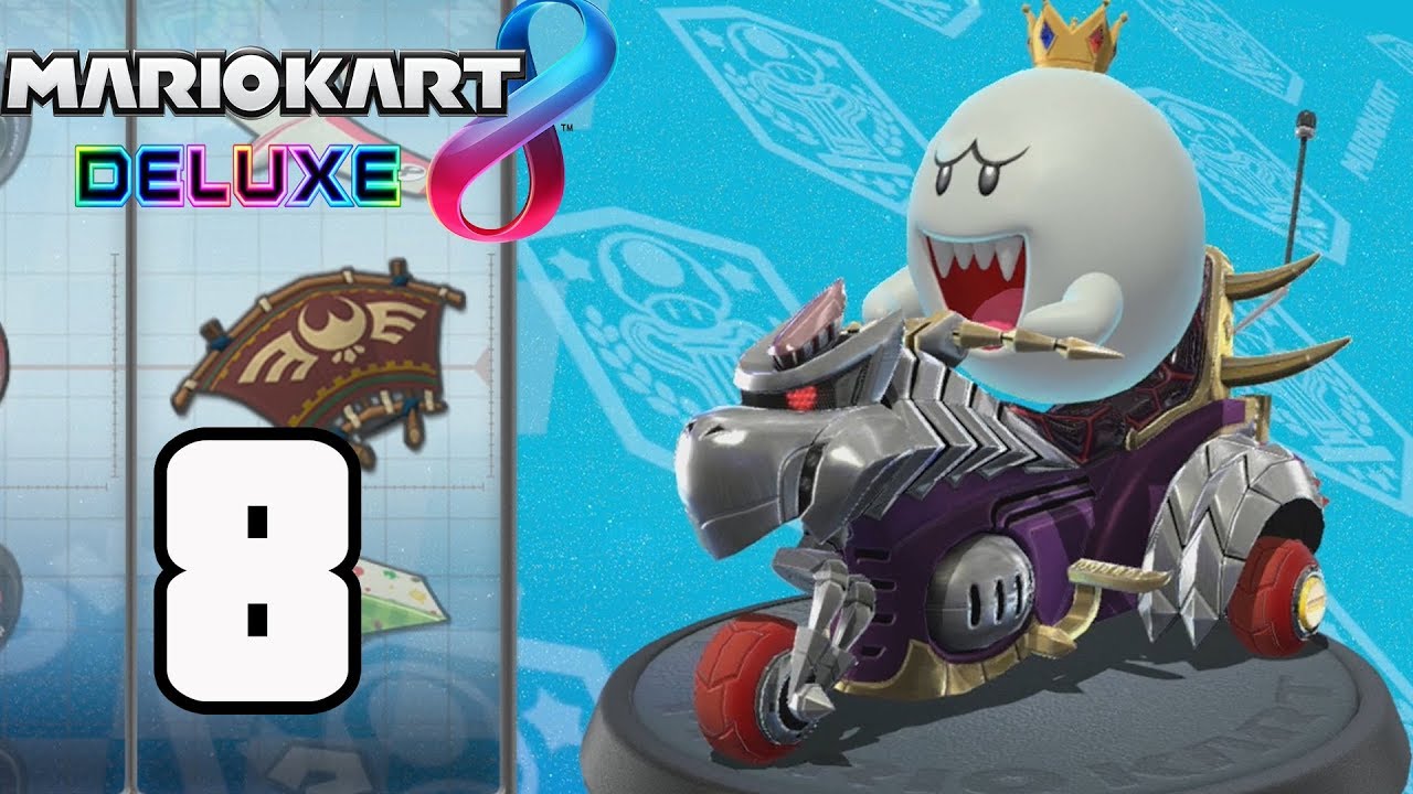 Mario Kart 8 Deluxe - Gameplay Walkthrough part 8 - King Boo 50 cc ...