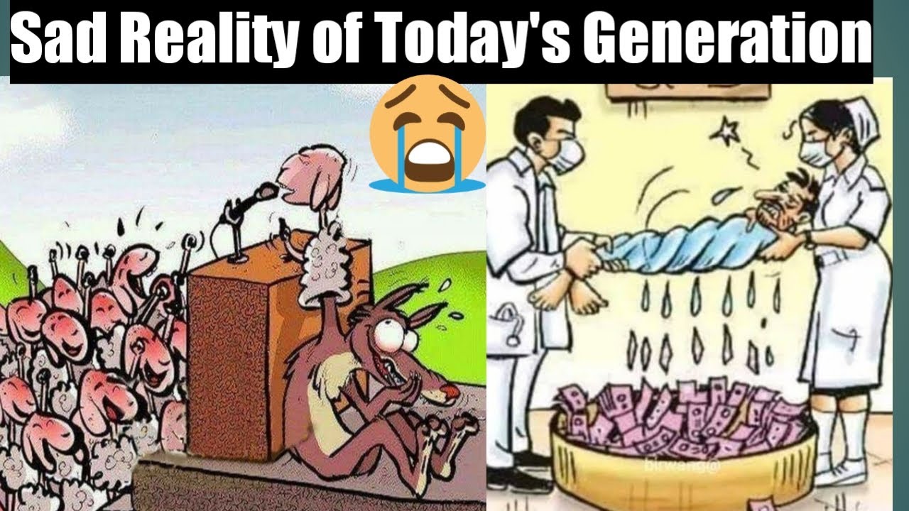 ONE pictures Million words😥Sad Reality of world bad reality of people ...
