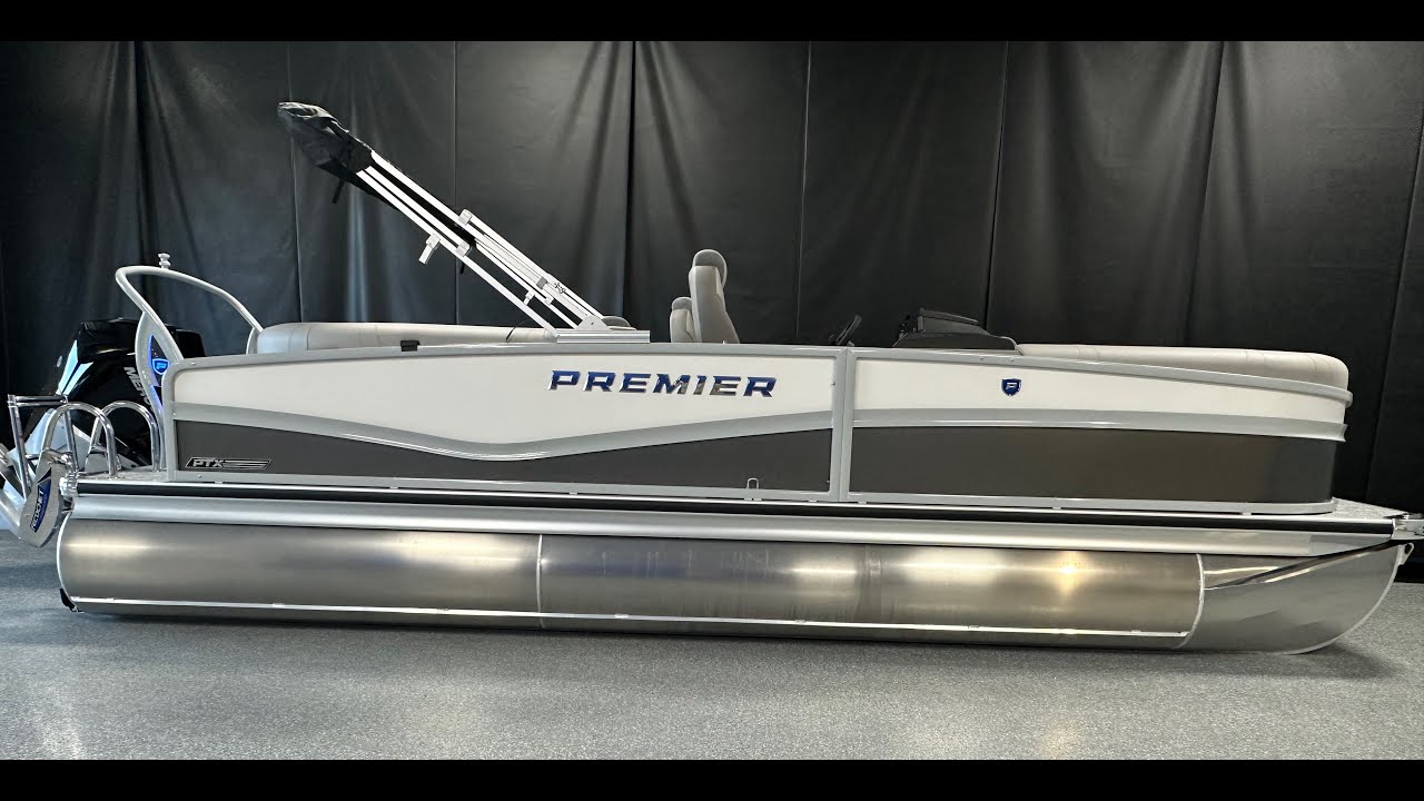 Sleek 23-FT Pontoon For Sale in Minnesota: 2024 Premier Solaris w/ 4 ...
