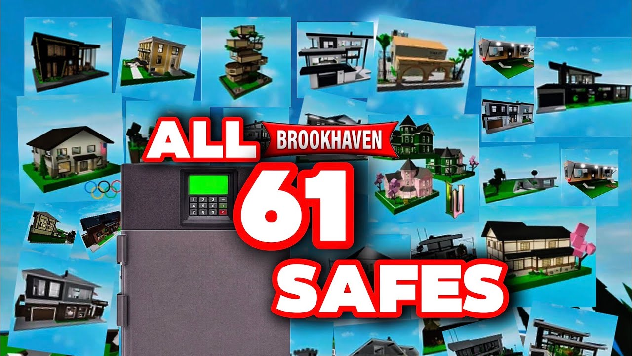 Every SAFE Location in ALL Free Brookhaven Houses 🔐 - YouTube