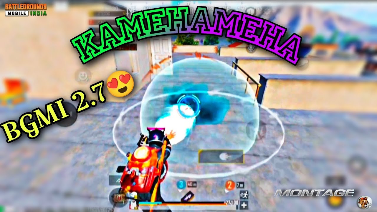 Using KAMEHAMEHA💥 & BUKUJUTSU (LEVITATION TECHNIQUE) 🔥 || BGMI 2.7 😍 ...
