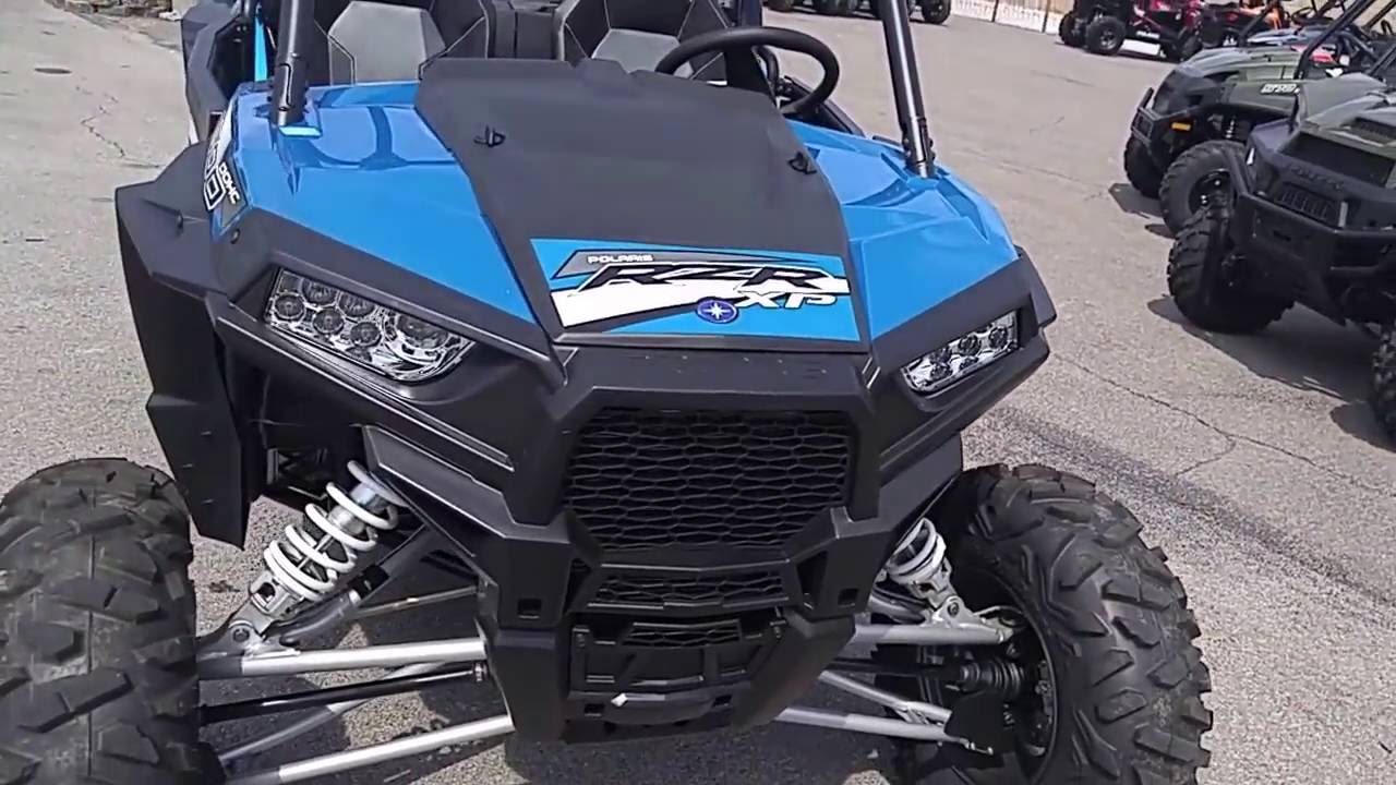 Utv Review: 2016 RZR XP 1000 Electric Blue Metallic - YouTube