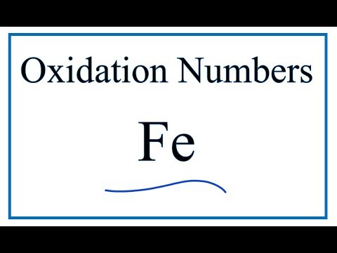 Oxidation Numbers for Fe (Iron) - YouTube