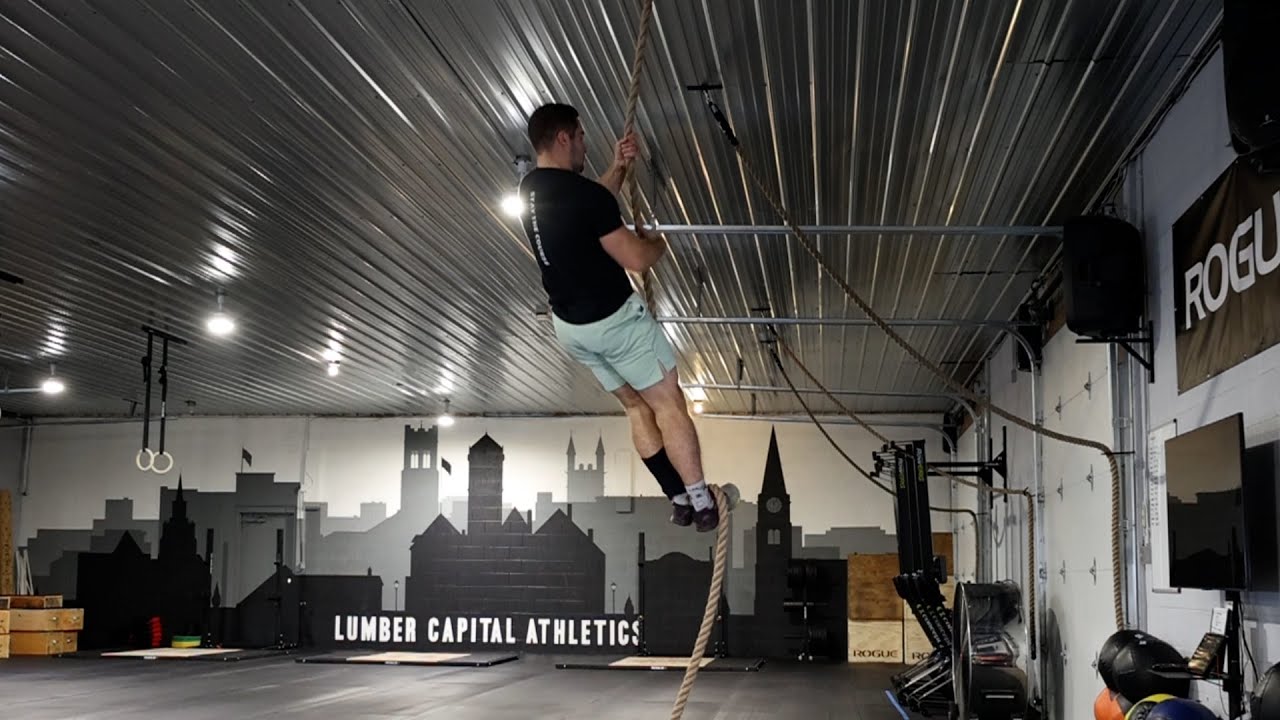 Rope Climb; Hand-over-Hand Descent - YouTube