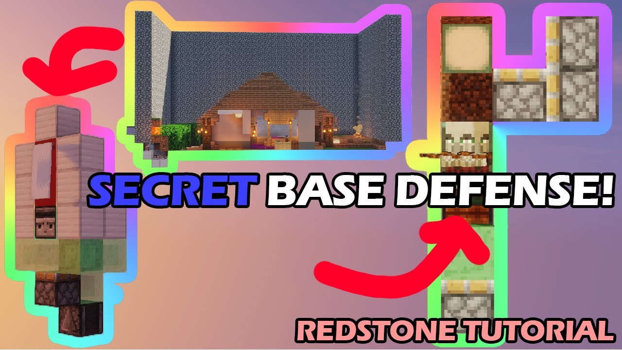 Top 3 BASE DEFENSE SYSTEMS in Minecraft! TUTORIAL - YouTube