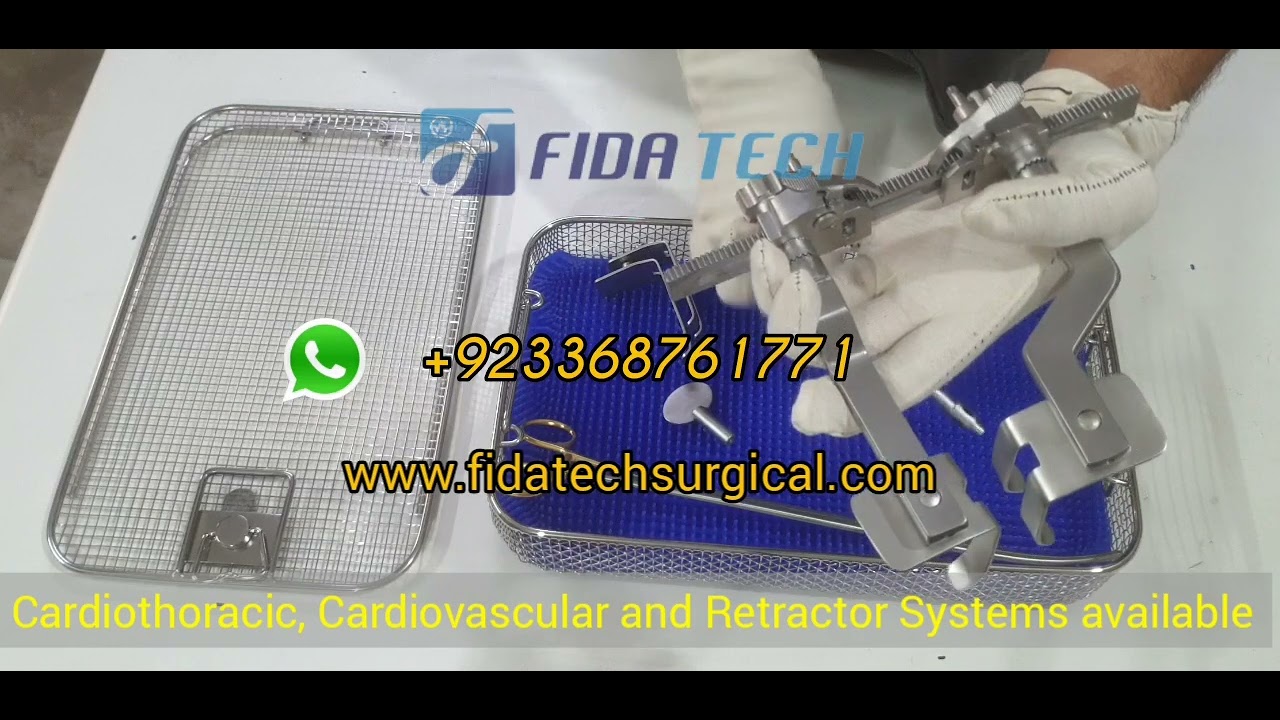 IMA Rotateable arms MIDCAB cardiac surgery FIDA TECH retractor spreader ...