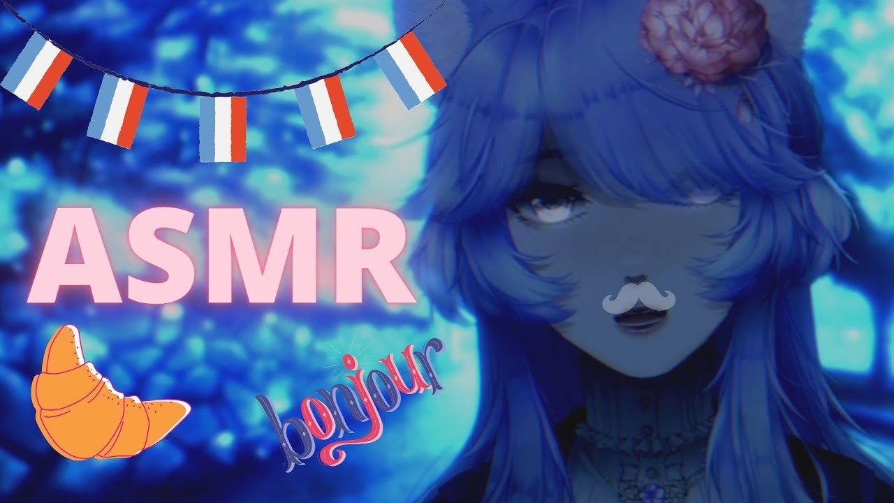 My First ASMR video in French ∗* ASMR en Français (ear massage ...