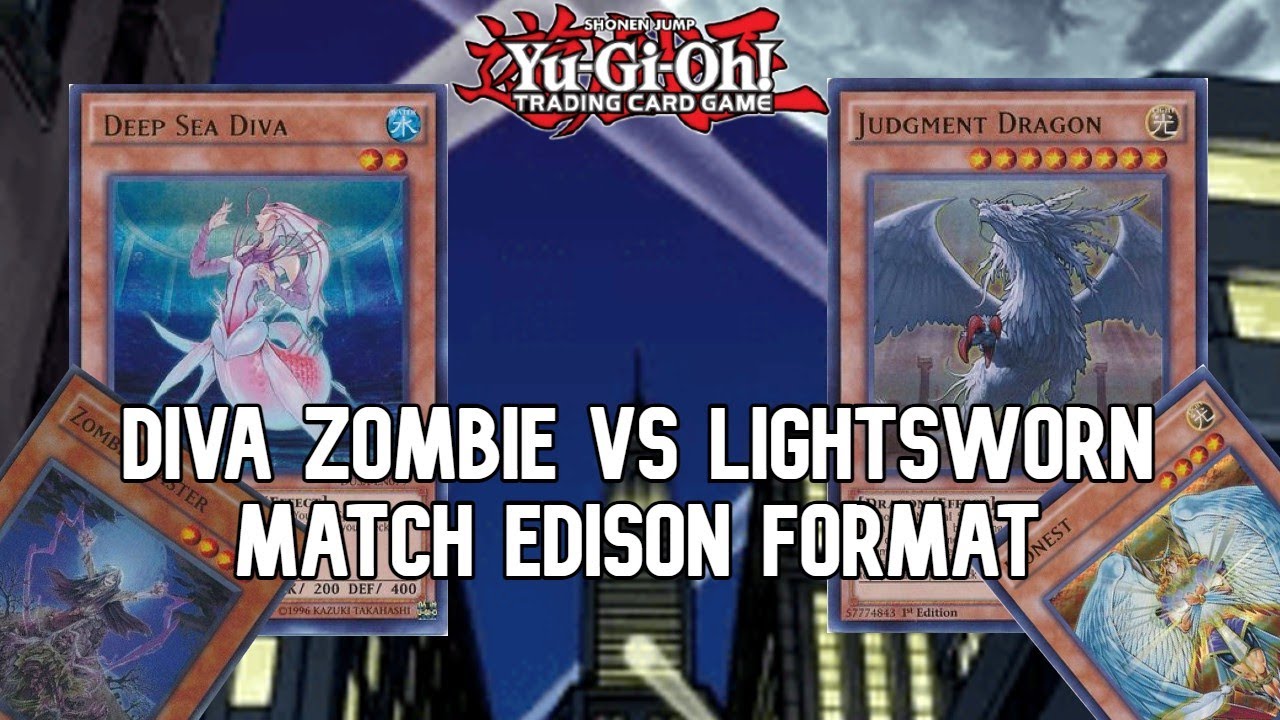Diva Hero Zombie vs Lightsworn (Edison Format) | Yu-Gi-Oh! - YouTube