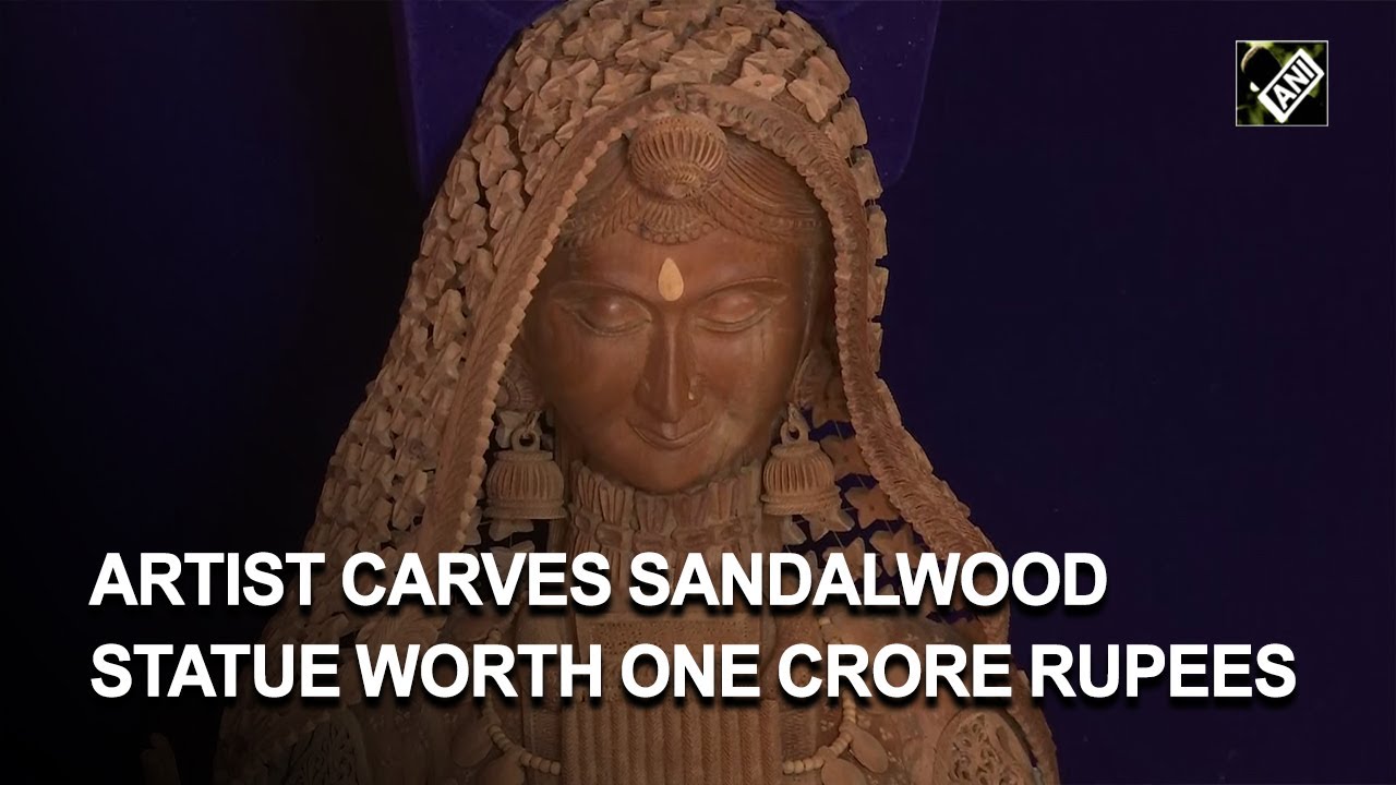 Rajasthan: Artist makes meticulously carved sandalwood woman worth one ...