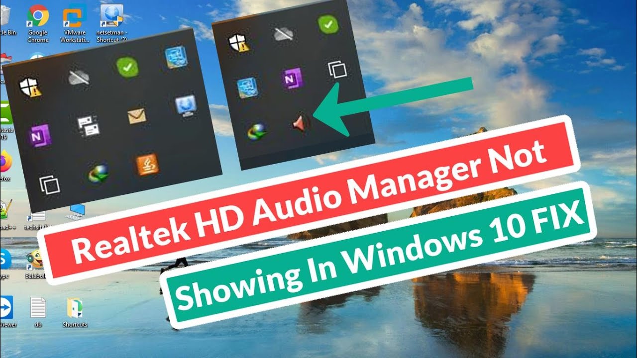 Realtek HD Audio Manager Not Showing In Windows 10 FIX - YouTube