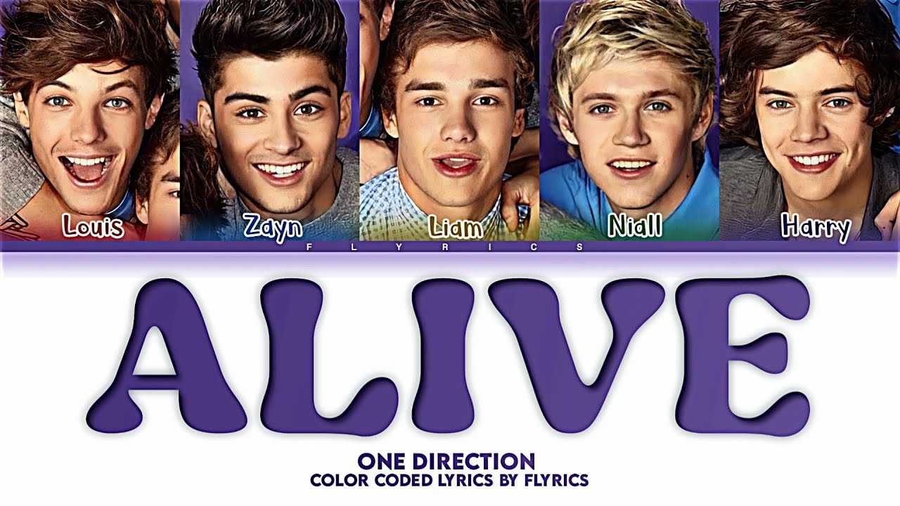 One Direction 'Alive' Lyrics (Color Coded Lyrics) - YouTube