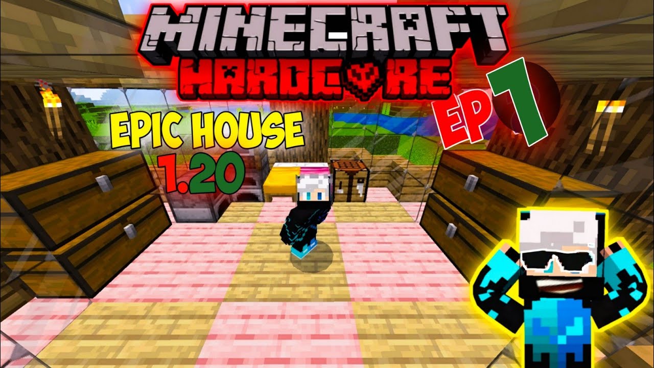 Best beginning for minecraft hardcore ep#1 │Draco Playz - YouTube