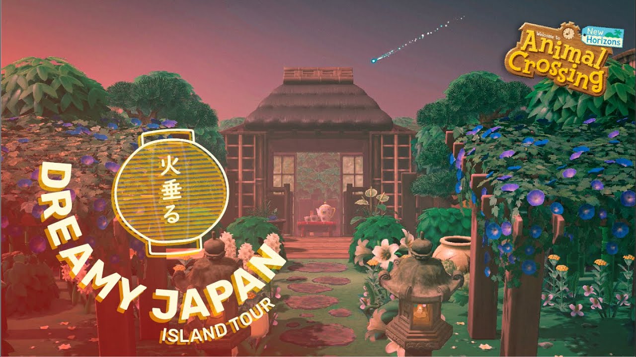 Dreaming of Japanese summer nights | Japanese Inspired Island | ACNH ...