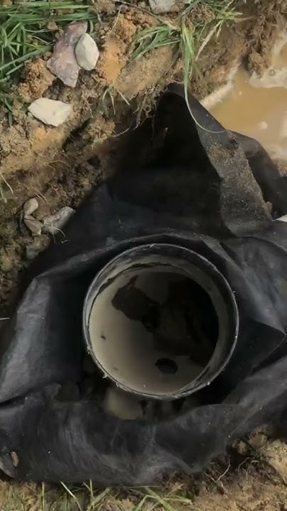 How To Eliminate Water From Flooding Your Yard - YouTube