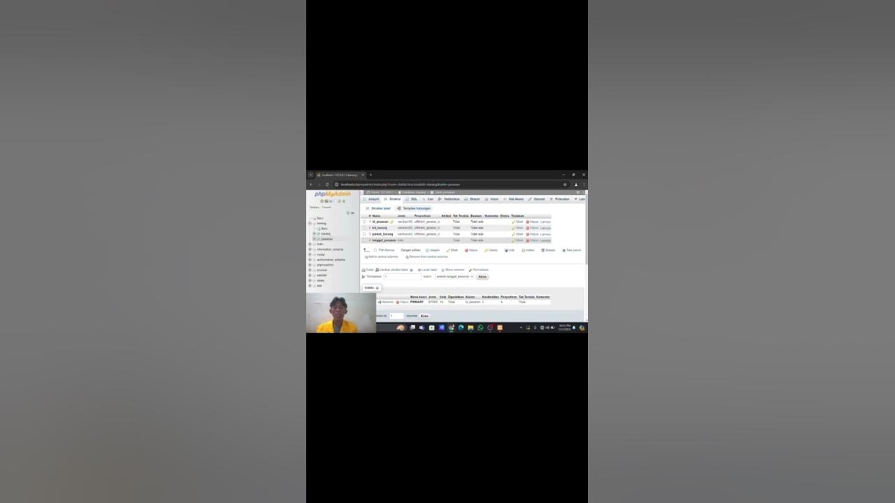 UAS Sistem Basis Data | MENGOPERASIKAN APLIKASI DATABASE "XAMPP" - YouTube