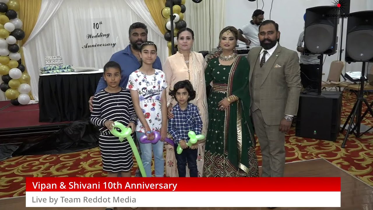Vipan Sharma & Shivani Sharma 10th Anniversary live - YouTube