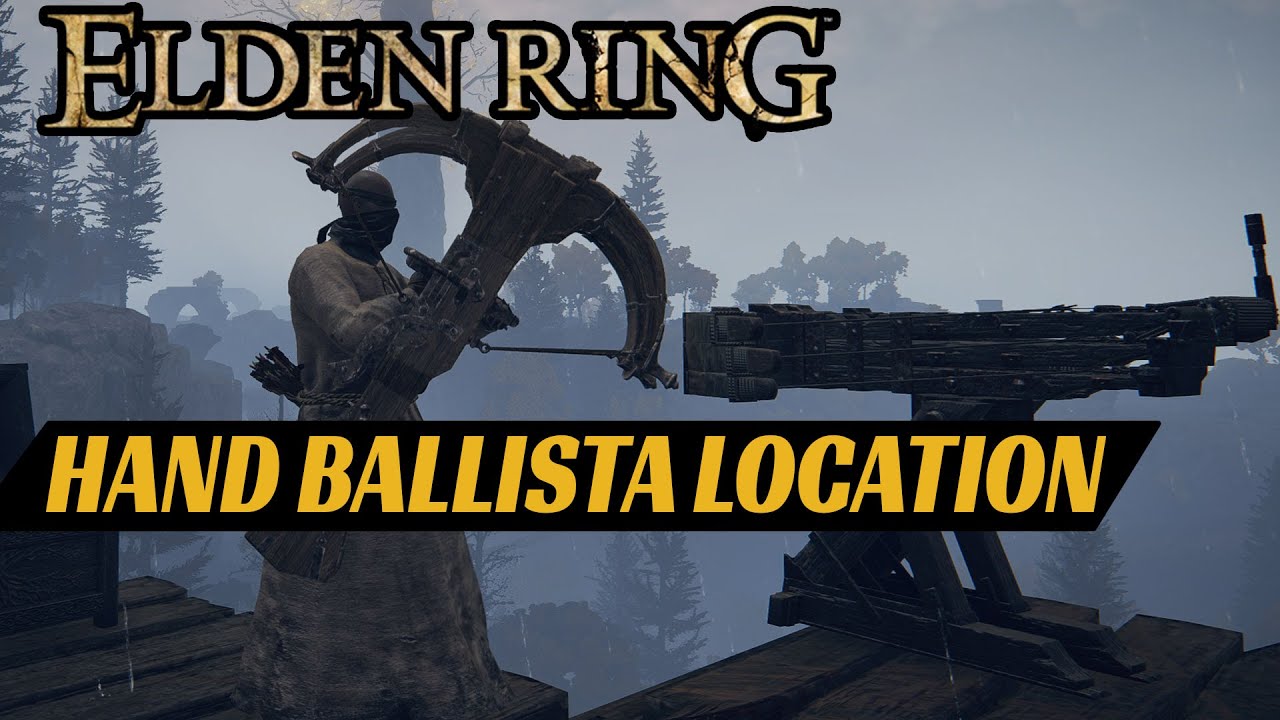 Early Hand Ballista Weapon Location ELDEN RING - YouTube