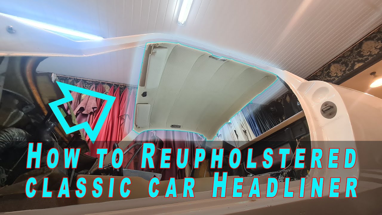 How to Replace the Headliner on Lotus elan plus 2 - YouTube