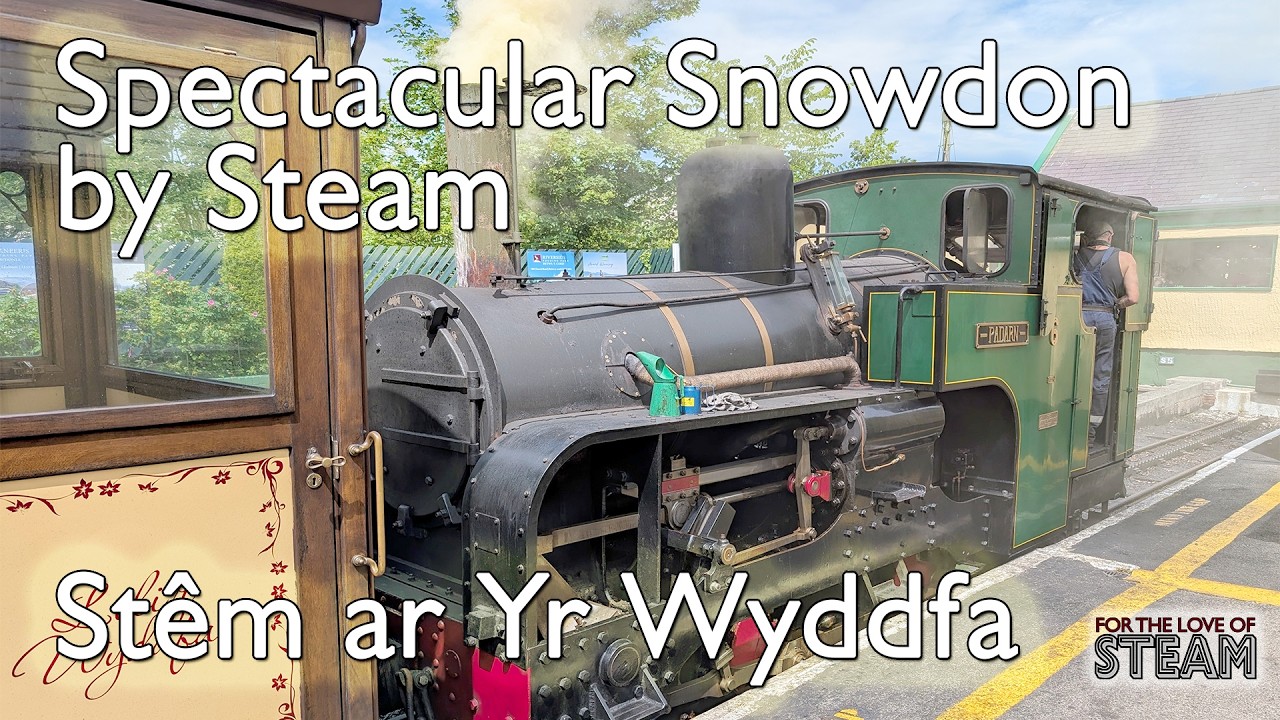 Spectacular Snowdon Mountain by Steam Train | Trêni Stêm ar Yr Wyddfa ...