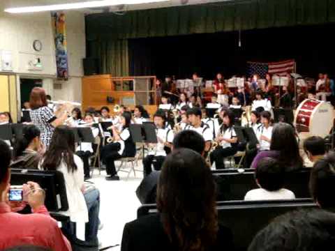 Muscatel Middle School Band 6/3/09 (American Patrol) - YouTube