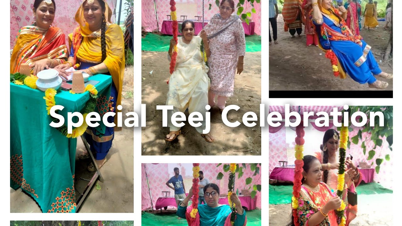 ਭੂਆ ਜੀ Teej Special Celebration 💝ਪਿੱਪਲ ਵਾਲੇ ਖੂਹ ਤੇ ਗਿੱਧਾ ਪੀਂਘ ਦੇ ਹੁਲਾਰੇ ...