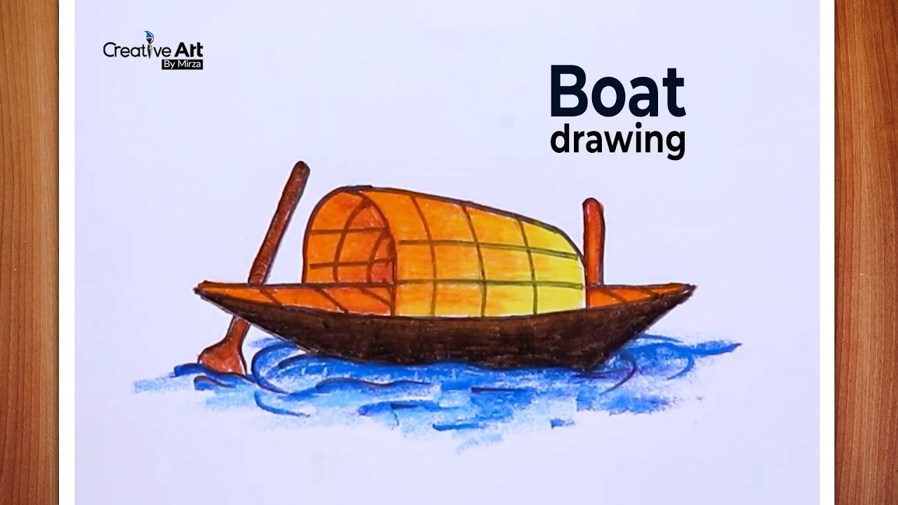 Easy Kids Drawing Lessons How To Draw A Boat Step By Step How To Draw