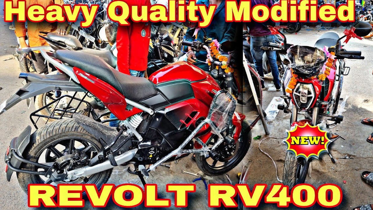 REVOLT RV400 😎 Full Heavy Crash Guard Available 🔥💯Full Modified 💯 Best ...