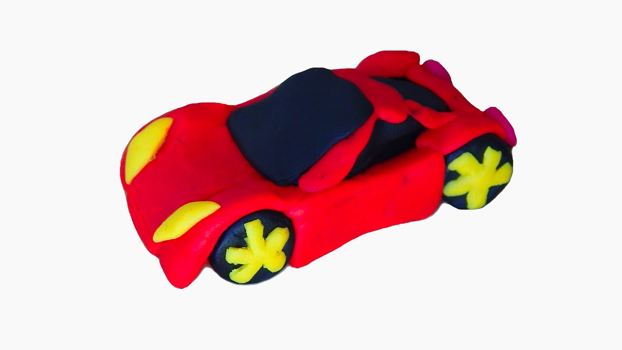 Toys cars - Mini Supercar plasticine City of cars #375 - YouTube
